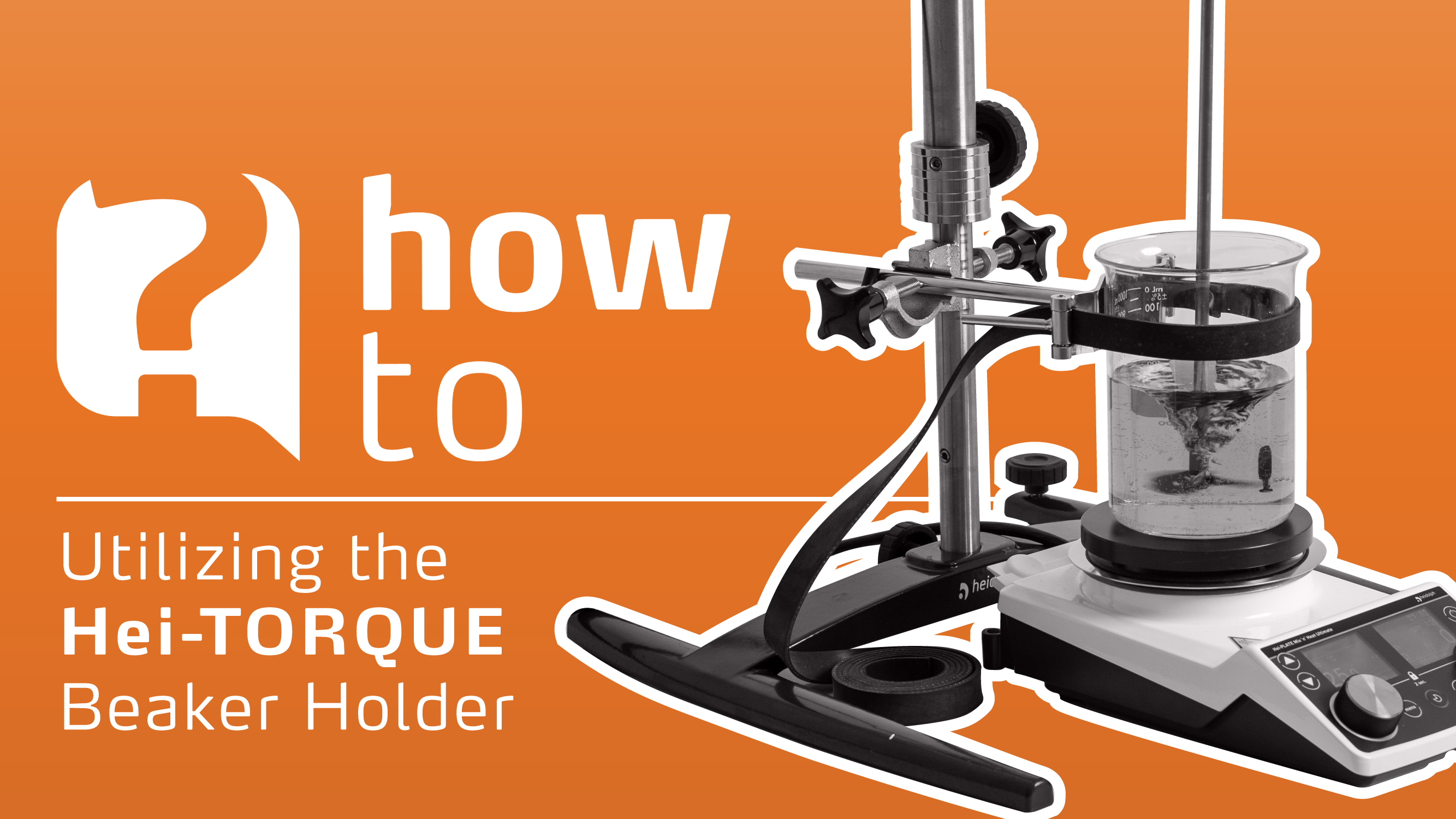 How To hold a beaker | Heidolph NA - research made easy